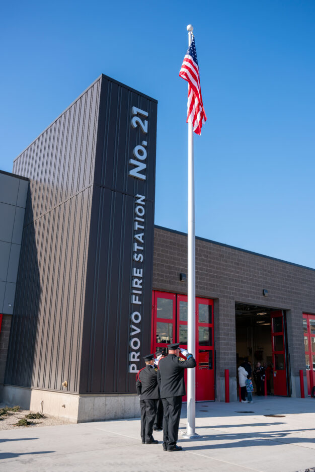 Provo firefighting footprint expands with opening of rebuilt downtown ...